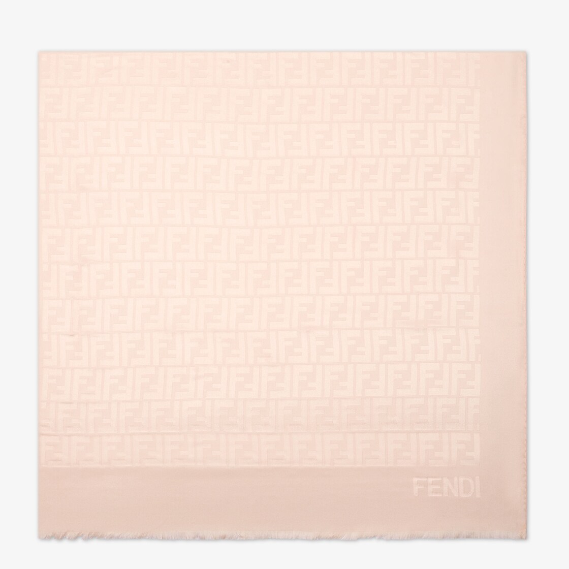 FF Stole Silk Pink | Fendi