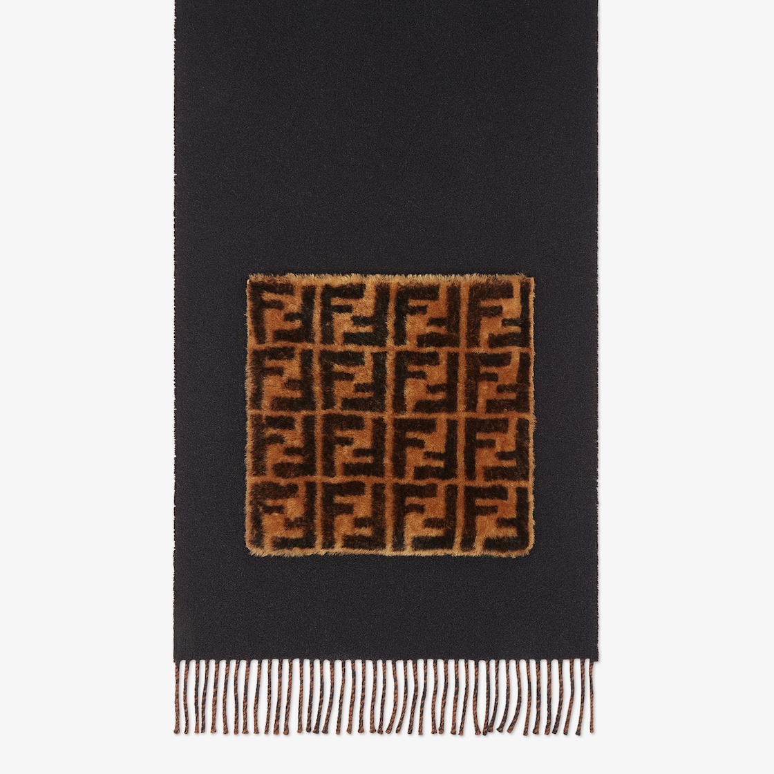 スカーフ ウール ブラック | Fendi スカーフ ウール ブラック | Fendi
