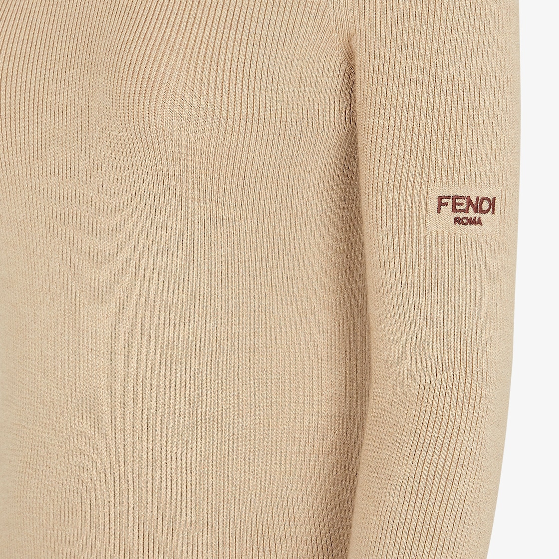 Vestido Lana Beige | Fendi
