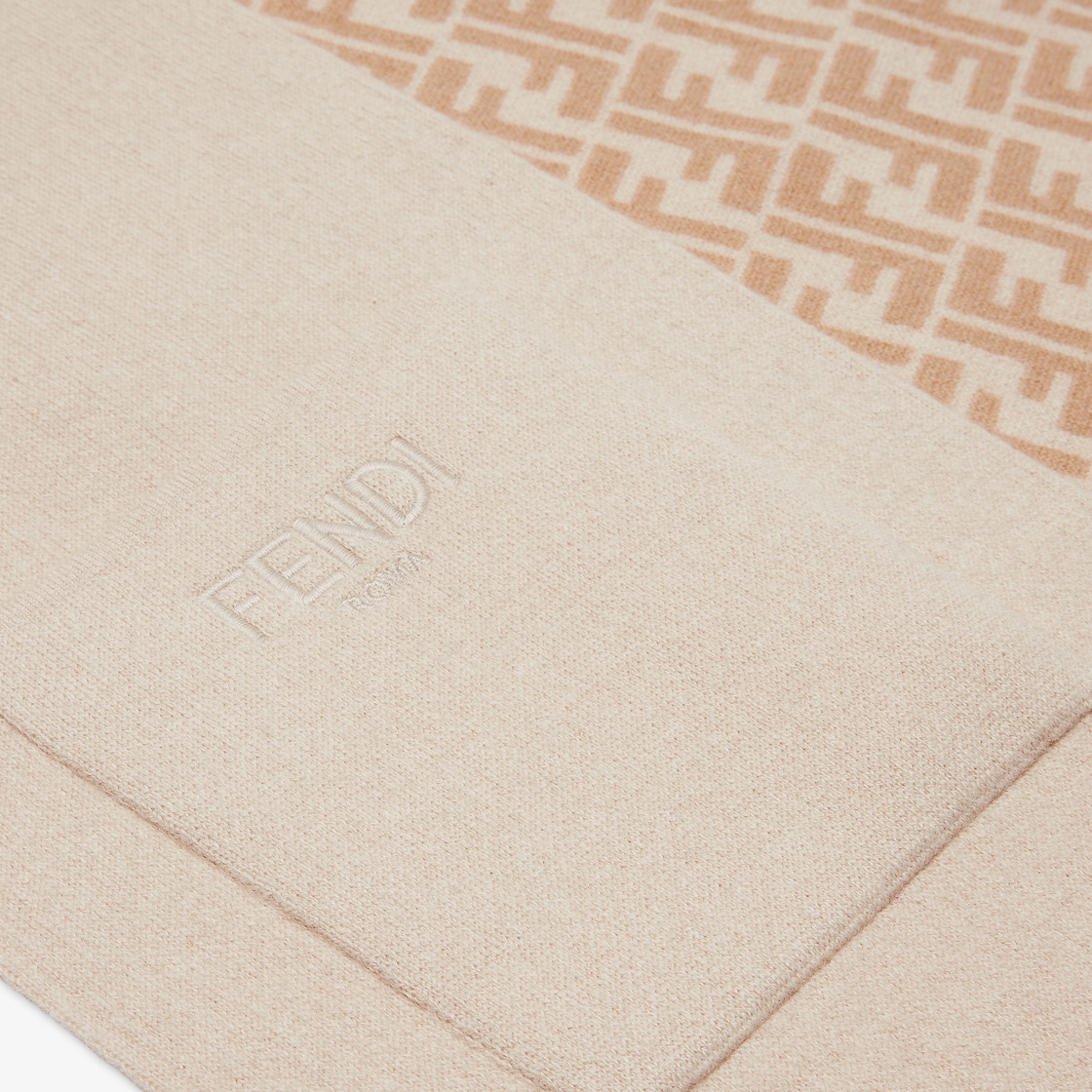 Sciarpa in maglia junior Lana Beige | Fendi